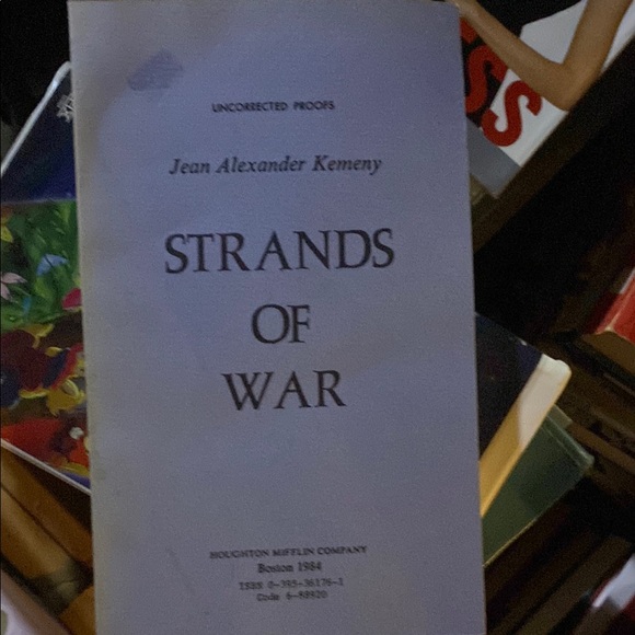 Other | Strands Of War Book By Jean Alexander Kemeny | Poshmark